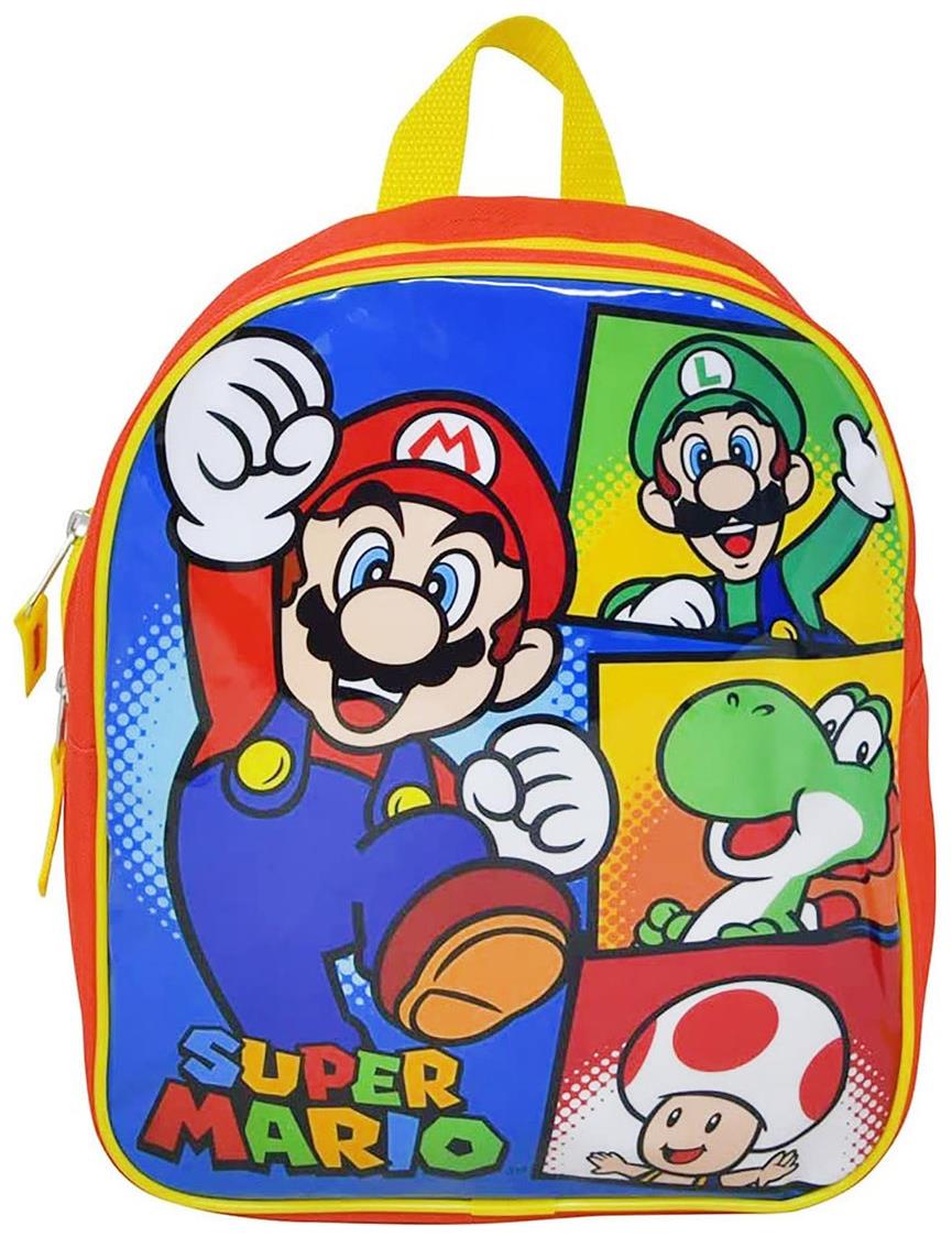Super Mario Characters 11 Inch Mini Kids Backpack - ToyHo.com