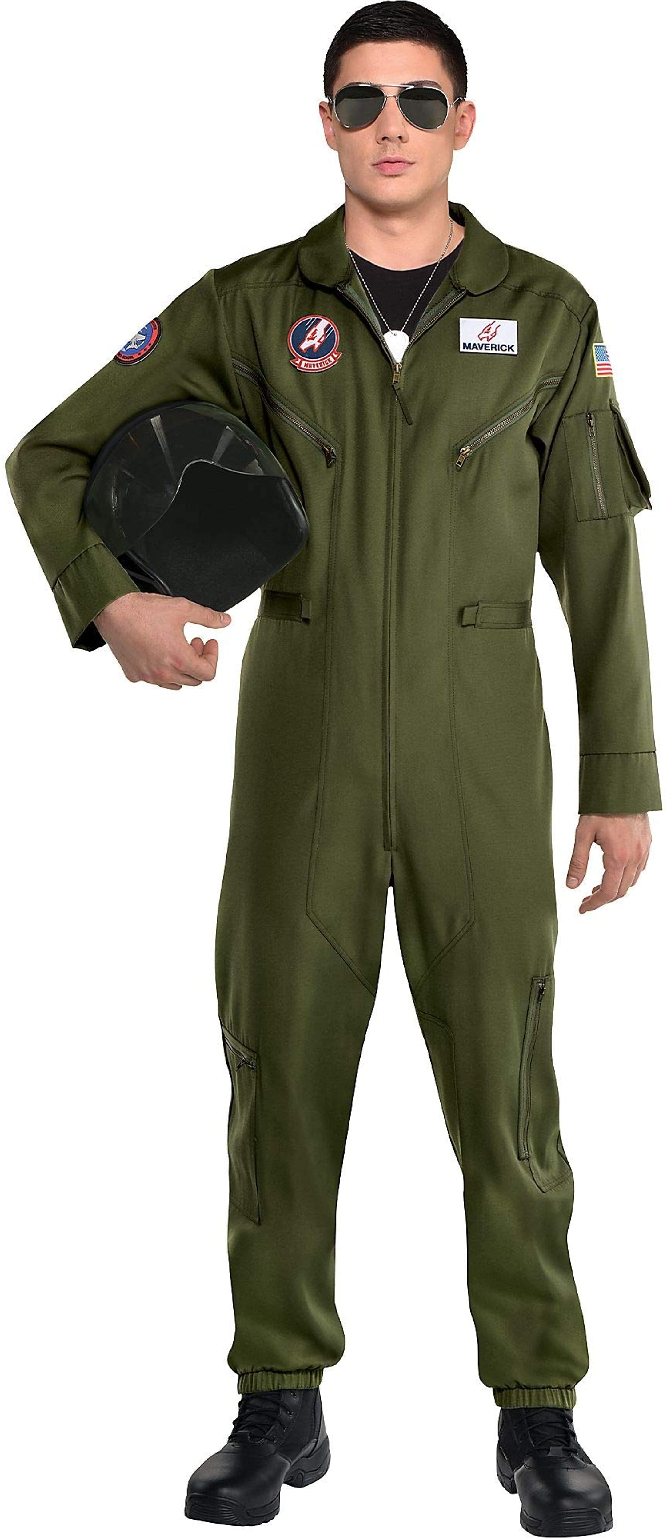 Top Gun: Maverick Flight Suit Costume Adult Mens - ToyHo.com