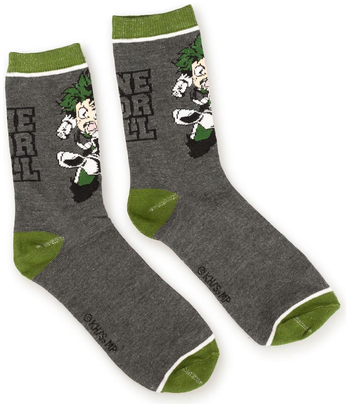 Bioworld My Hero Academia Anime Socks Featuring Deku | Adult Anime Crew ...