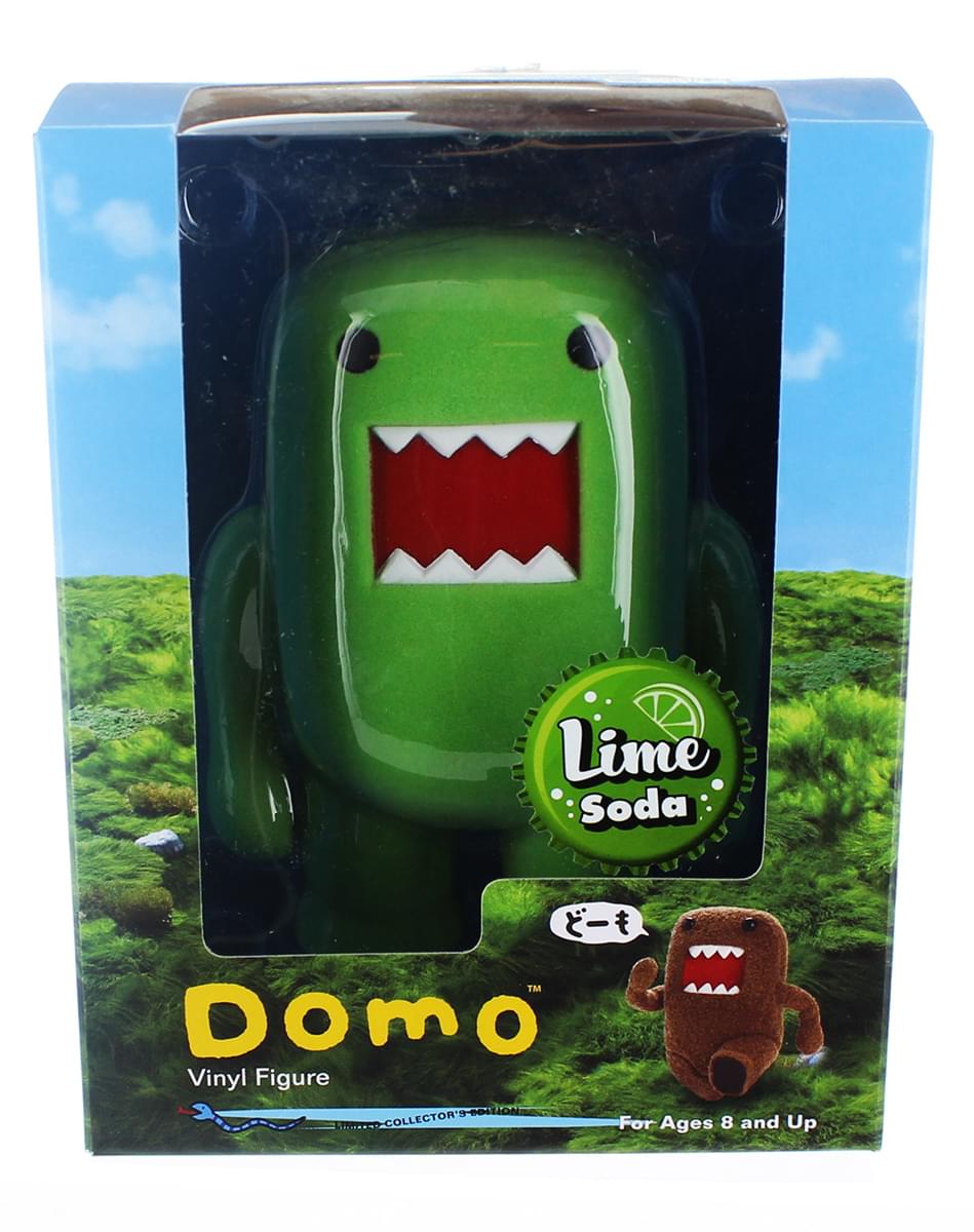 Domo 4" Vinyl Figure: Flocked Lime Soda - ToyHo.com