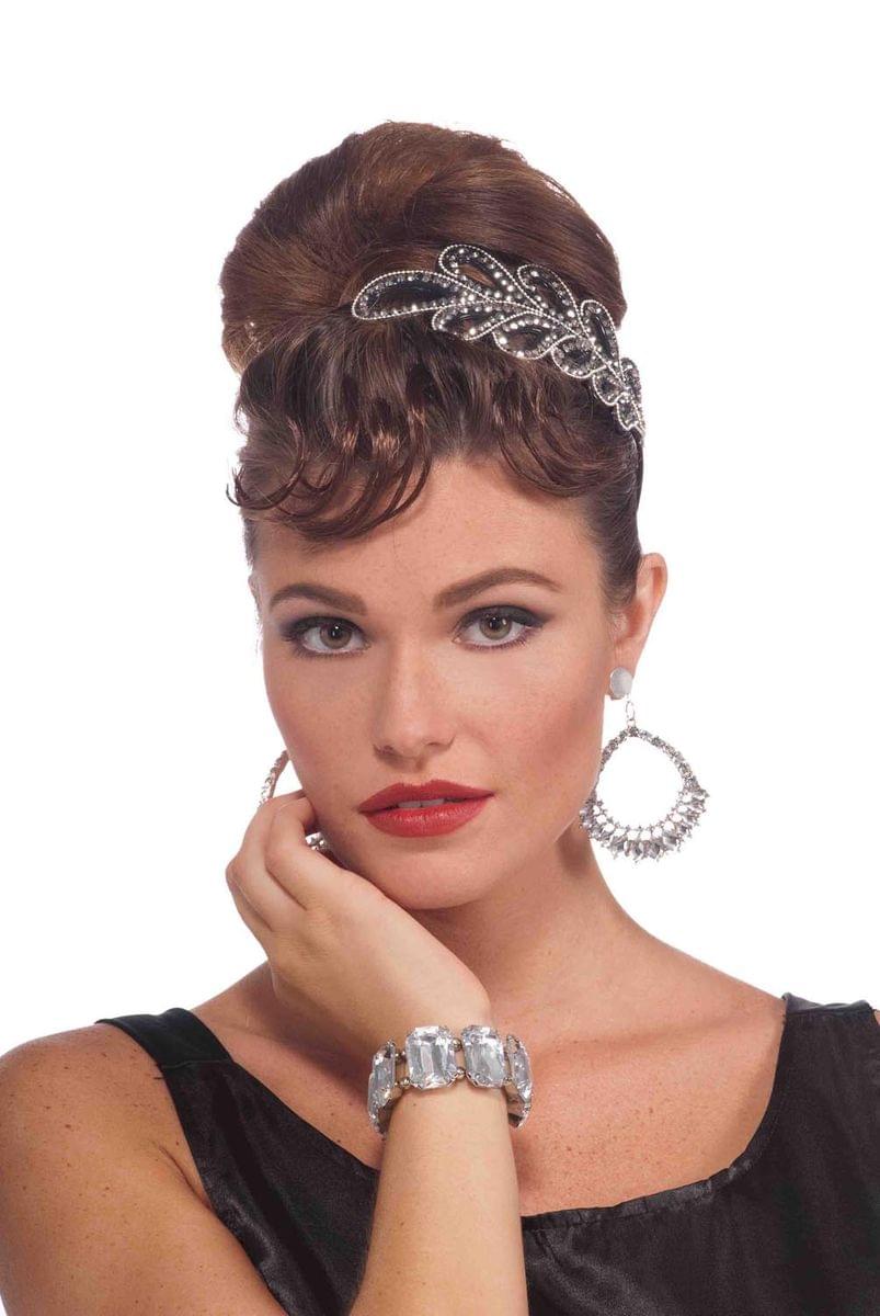 Vintage Hollywood Rhinestone Costume Bracelet - ToyHo.com