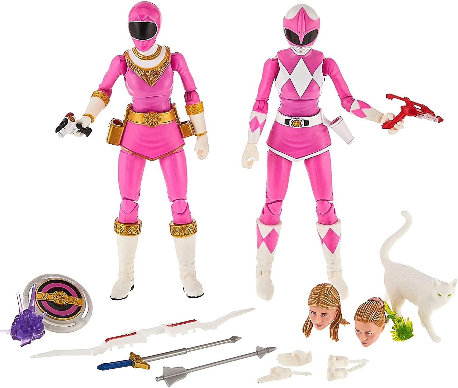 Power Rangers Lightning Collection 6 Inch Zero & Mighty Morphin Pink ...