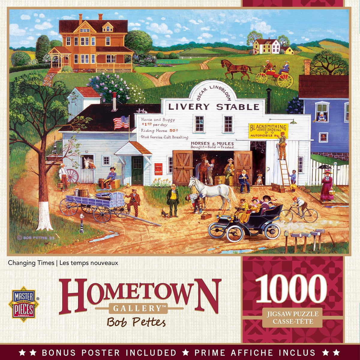 Hometown Gallery Changing Times 1000 Piece Jigsaw Puzzle - ToyHo.com