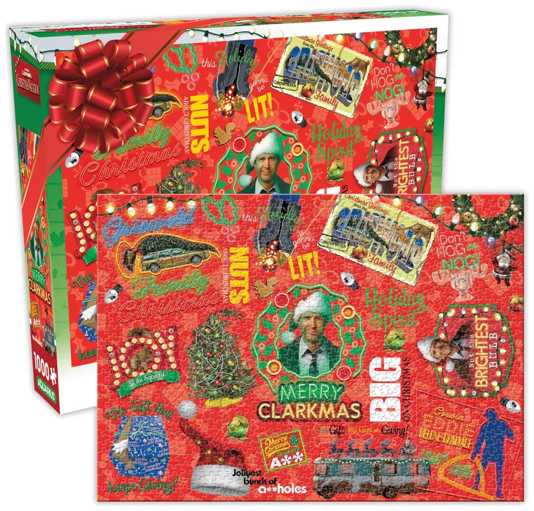 National Lampoon's Christmas Vacation Wrapping Paper 1000 Piece Jigsaw ...