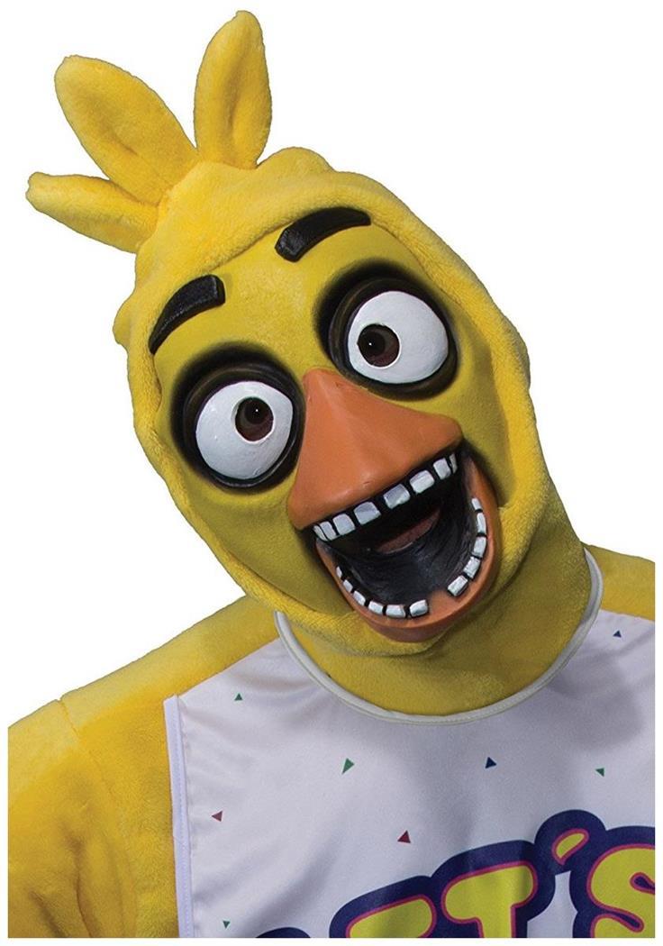 Five Nights at Freddy's Chica Costume 3/4 Mask Adult Standard - ToyHo.com