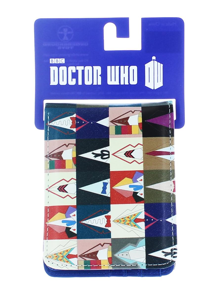 Doctor Who Bi Fold Wallet All Doctors - ToyHo.com