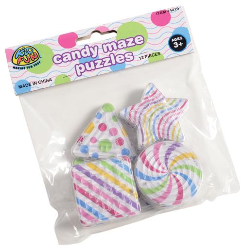 Candy Maze Puzzles (Include 12 Units) - ToyHo.com