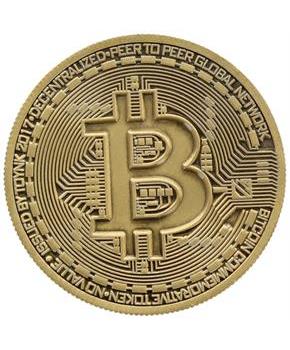 Bitcoin Bronze Plated Commemorative Collector's Coin - ToyHo.com